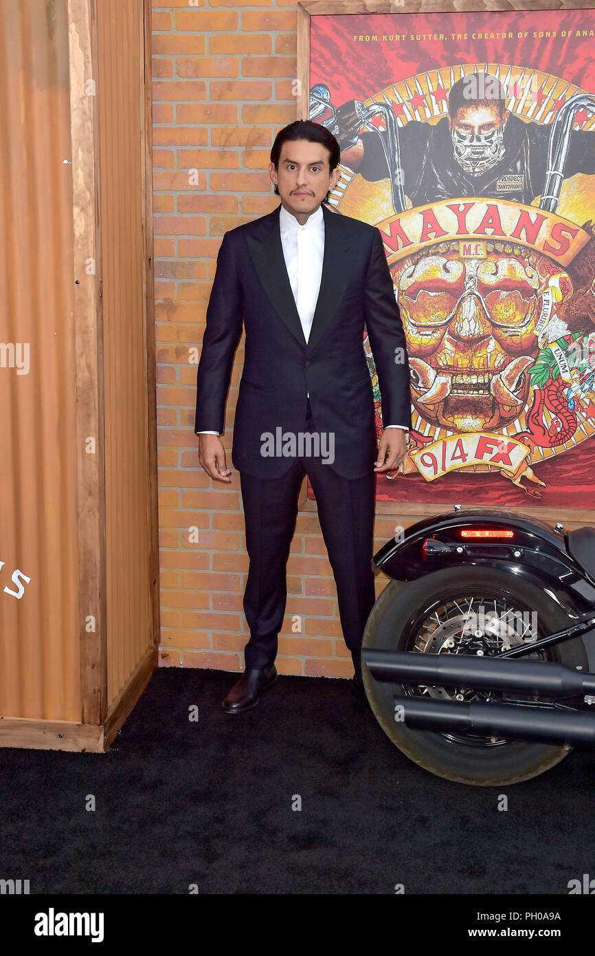Richard Cabral attending the premiere of FX's 'Mayans M.C.' at TCL ...