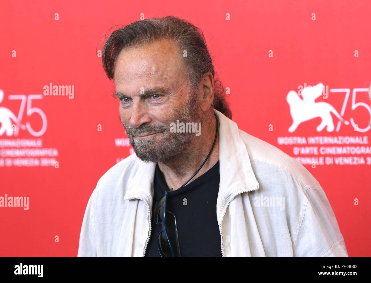 Europe, Italy, Lido di Venezia, 29 August, 2018 : italian actor Franco ...