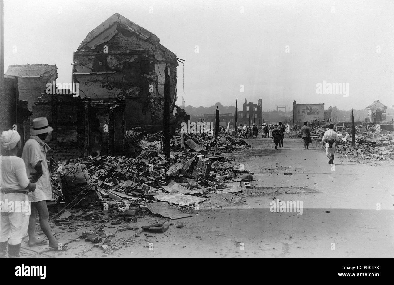 Great japan earthquake 1923 Black and White Stock Photos & Images - Alamy