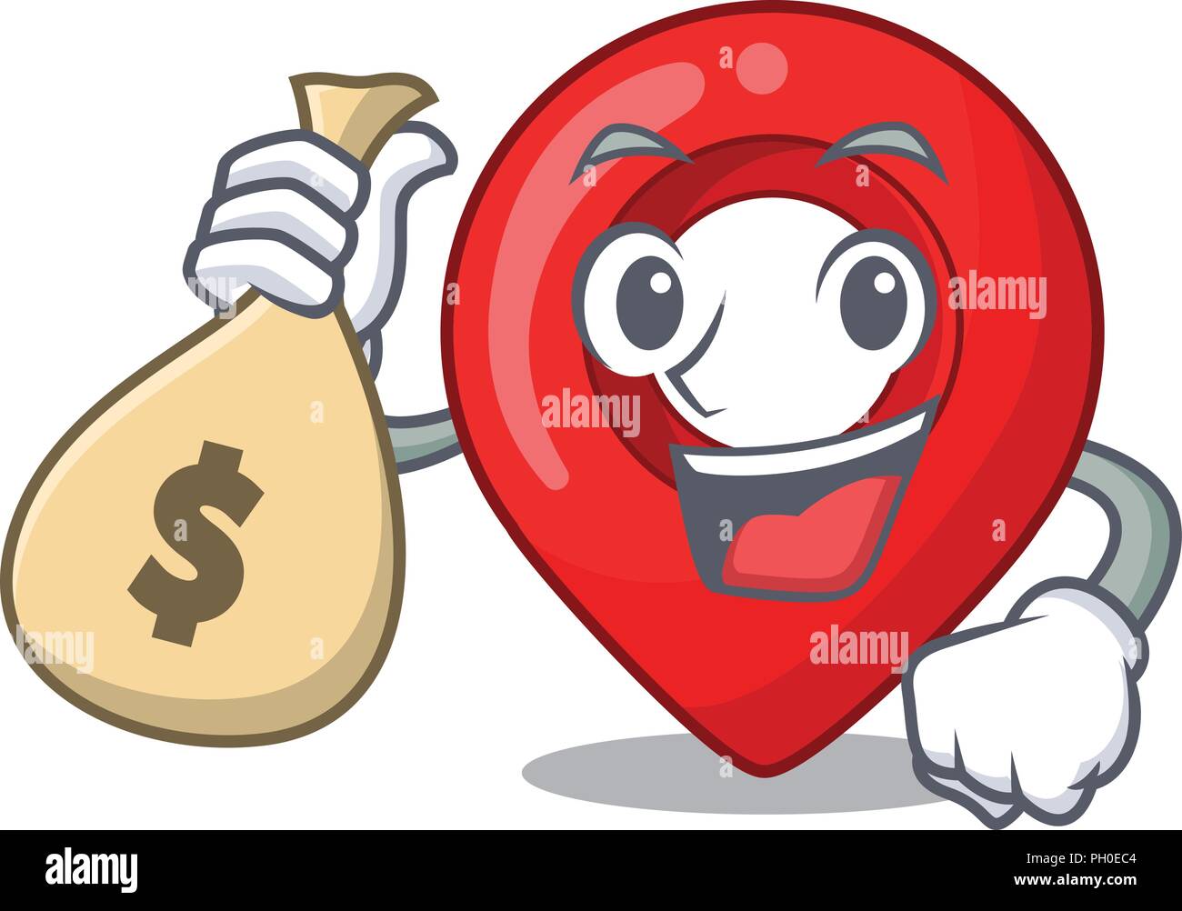 Dollar money icon mock Cut Out Stock Images & Pictures - Alamy