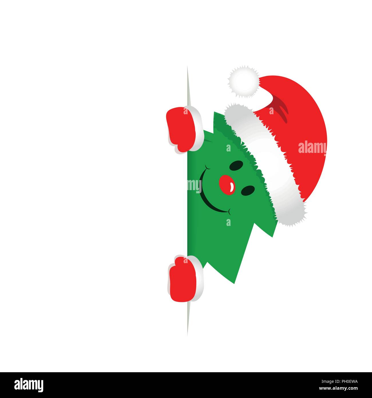 Fir tree background banner Cut Out Stock Images & Pictures - Alamy