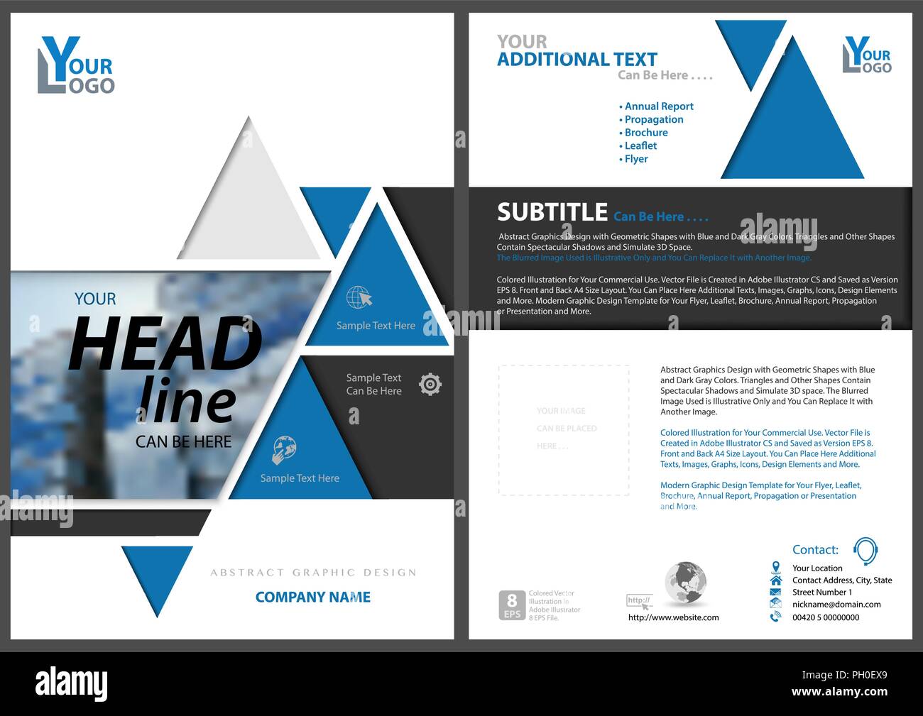 Publishing triangle Stock Vector Images - Alamy