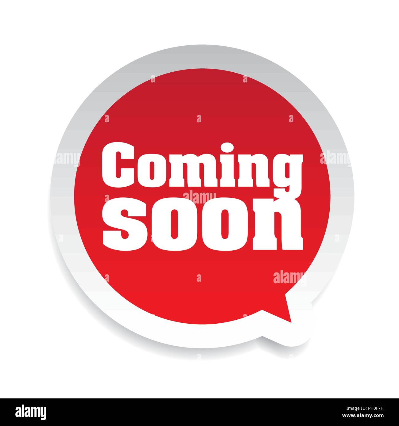 Coming Soon label sign Stock Vector Image & Art - Alamy