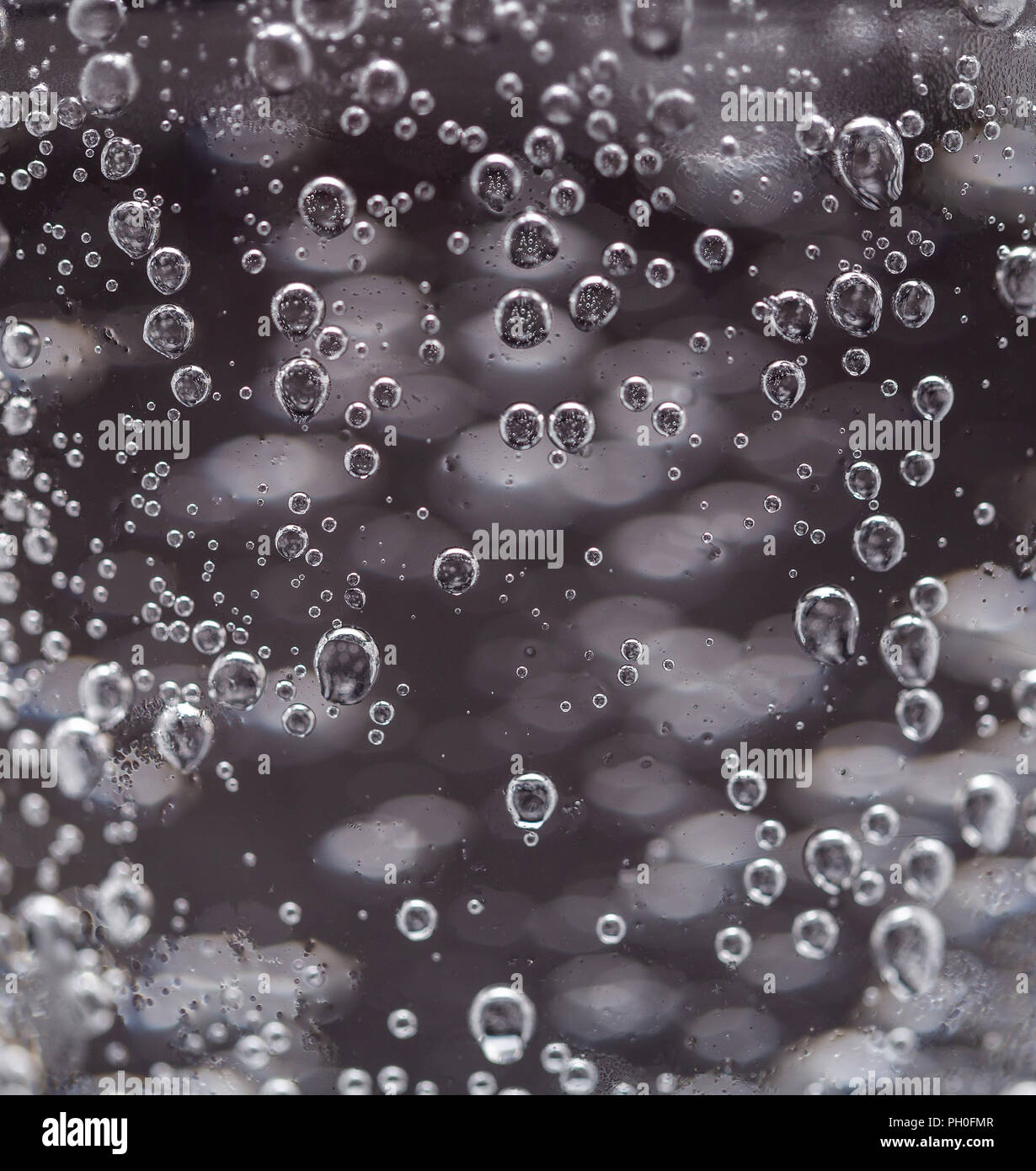 Abstract water bubbles background. Gray and black color Stock Photo - Alamy