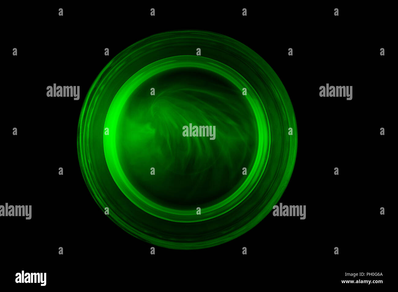 resting diffusion patterns of dispersing Fluorescein in water caused by ...