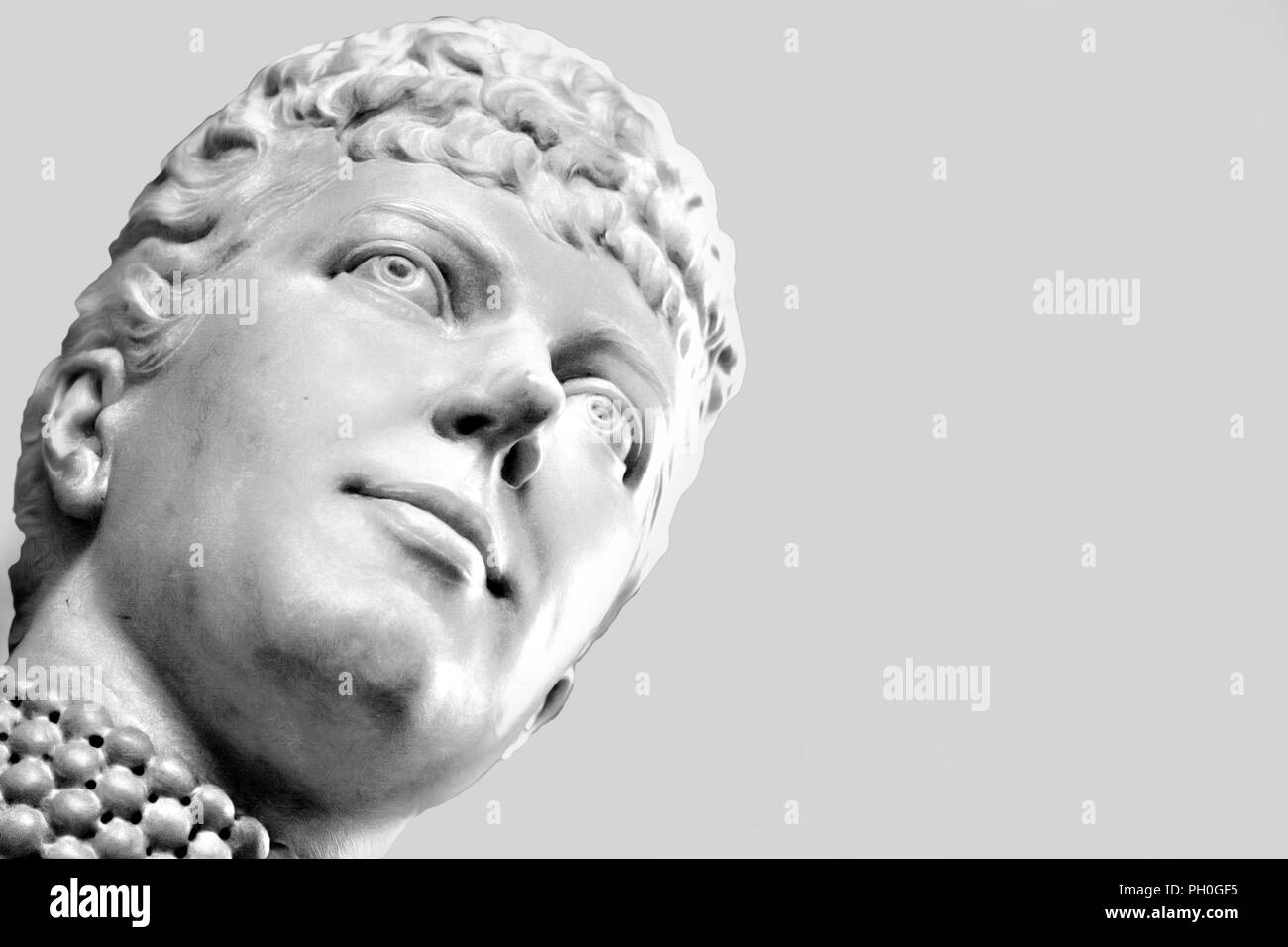 Statue of Queen Alexandra, museum in London Stock Photo - Alamy