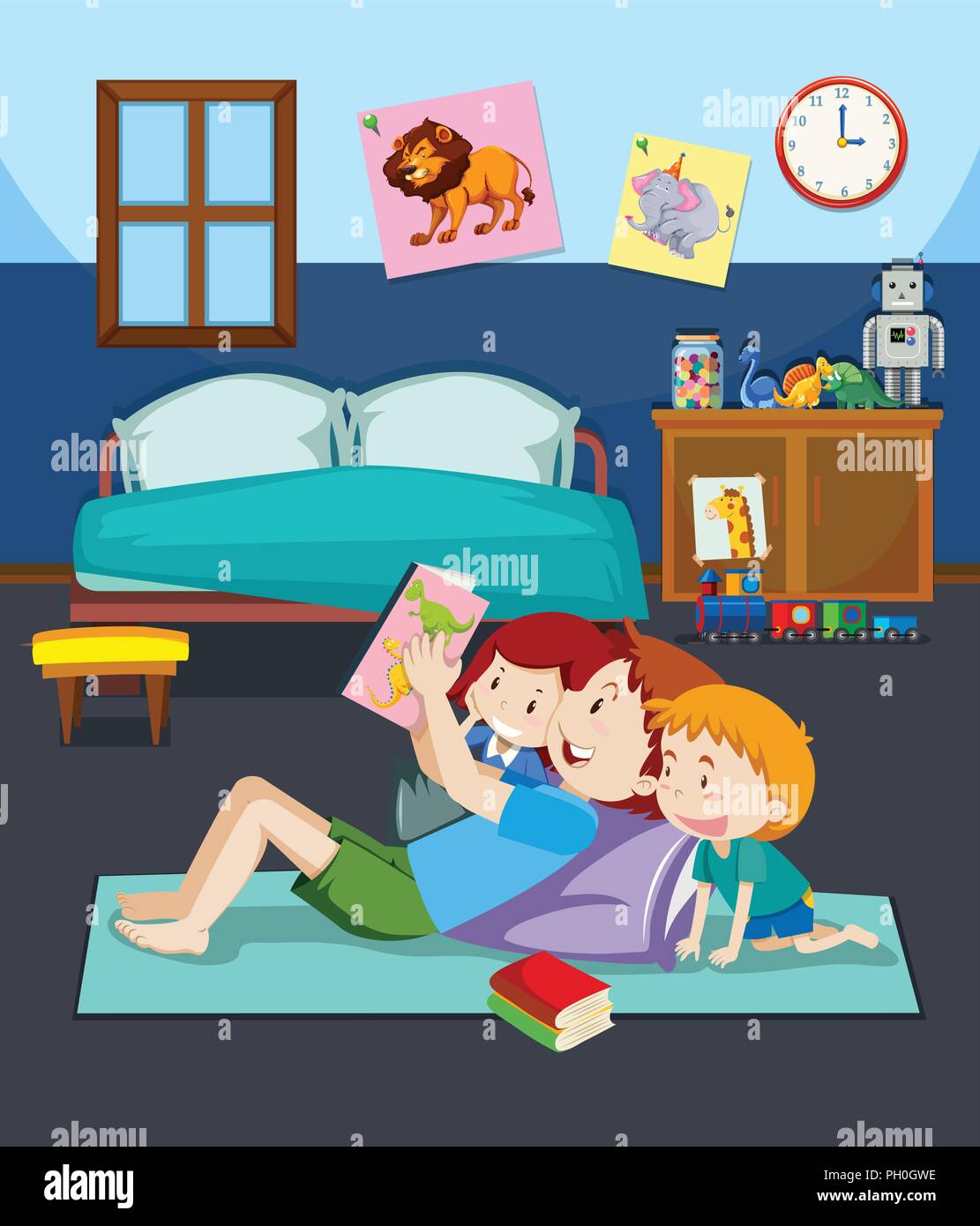 Children books toys Stock Vector Images - Alamy