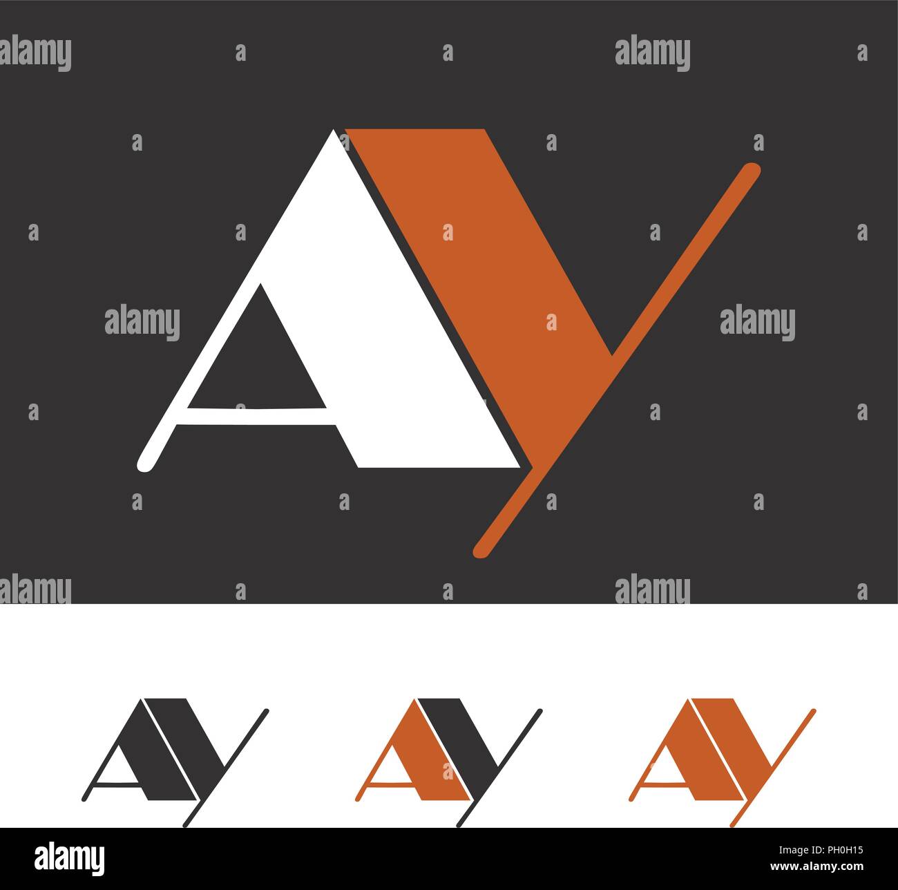 A and Y initial letters creative logo template Stock Vector Image & Art ...