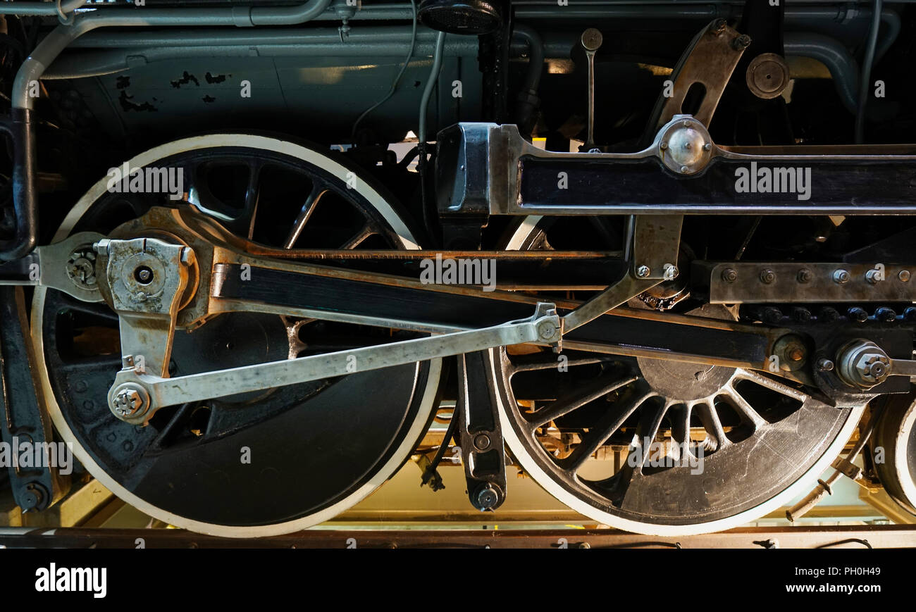 Locomotive axle hi-res stock photography and images - Alamy
