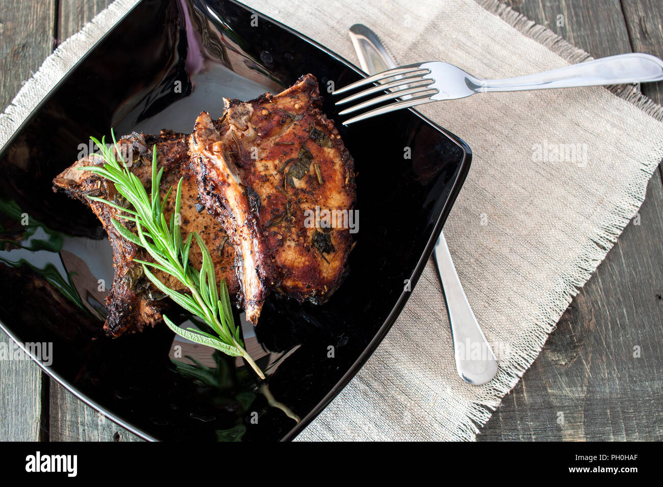 Bbq rib platter hi-res stock photography and images - Alamy