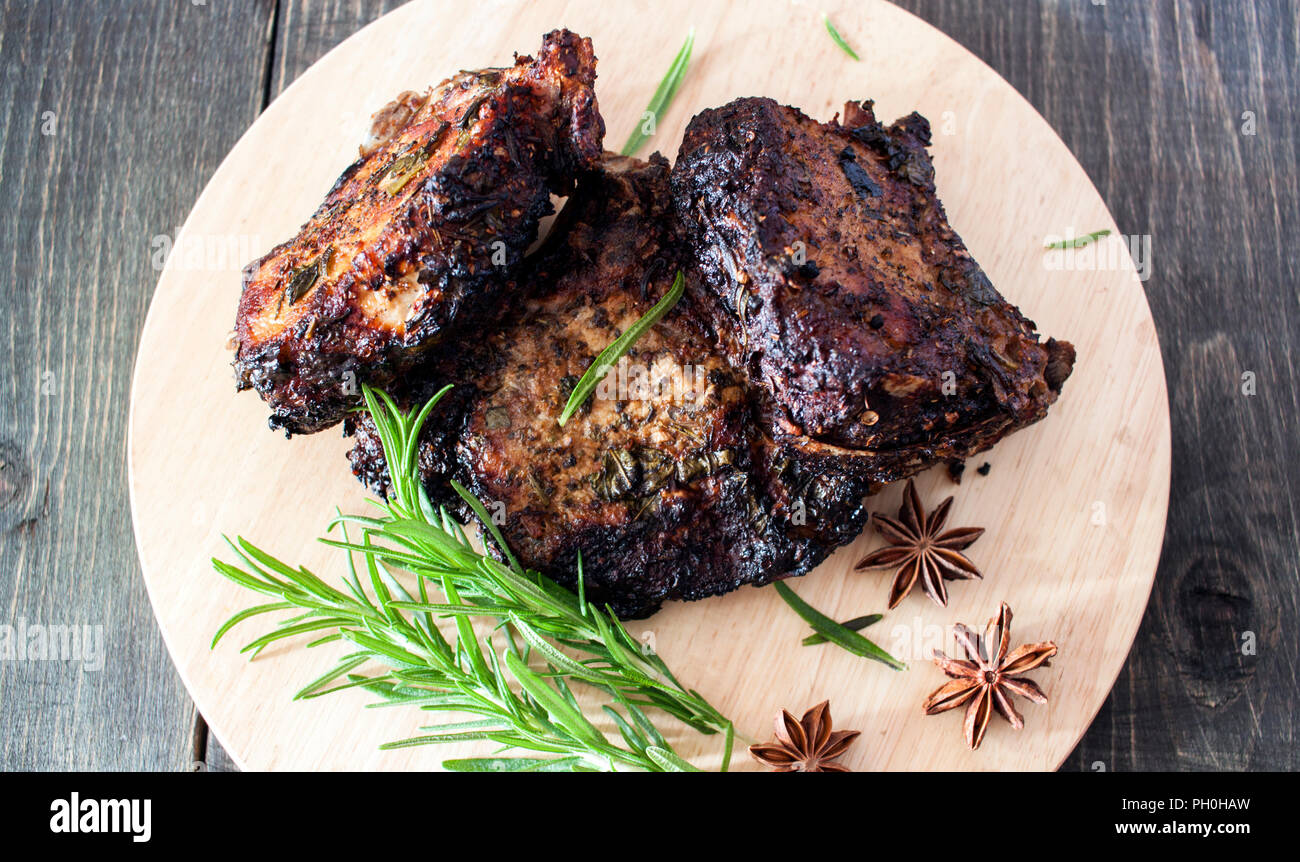 Bbq rib platter hi-res stock photography and images - Alamy