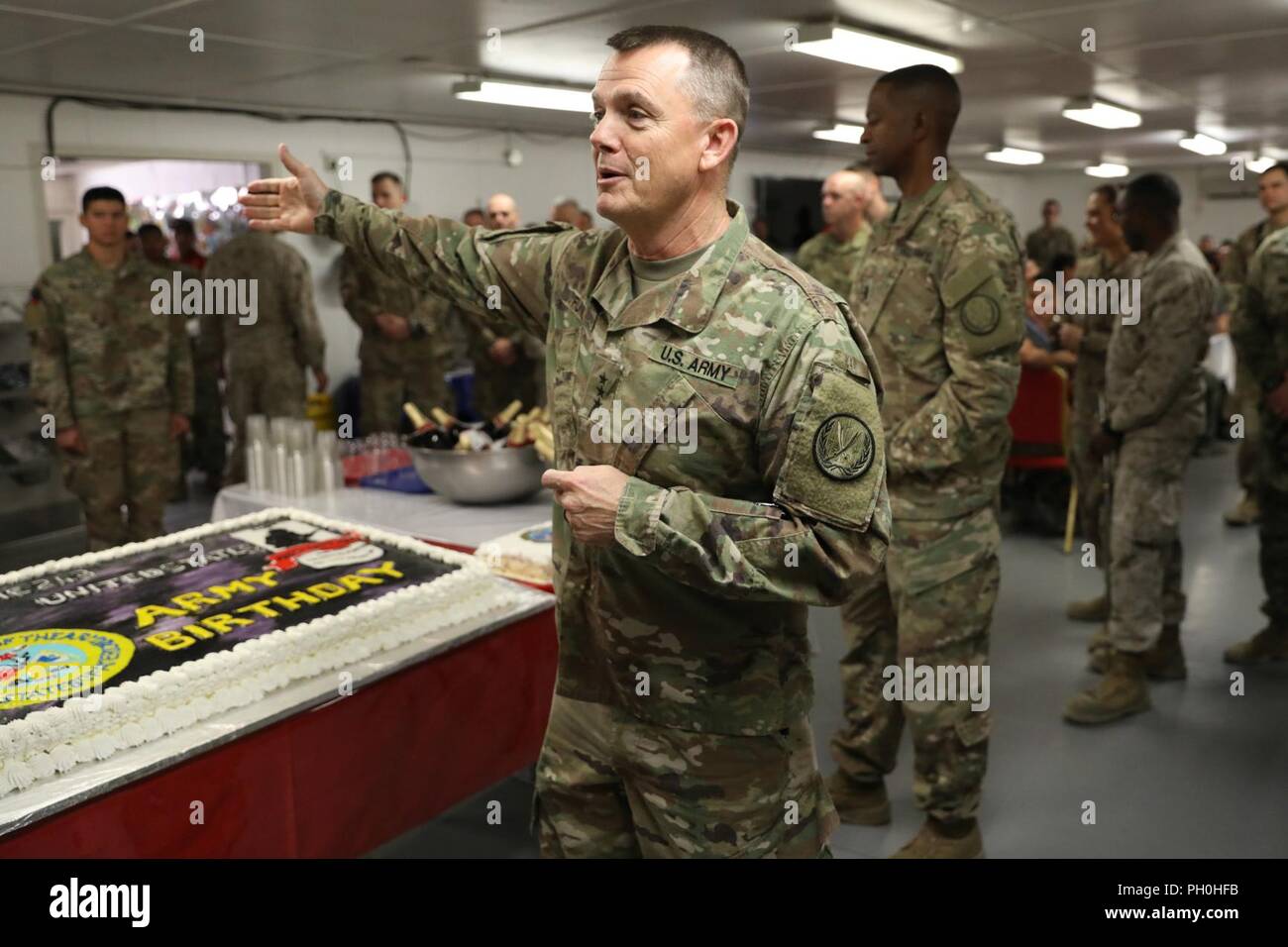 Lt. Gen. Paul E Funk II, commander, Combined Joint Task Force ...