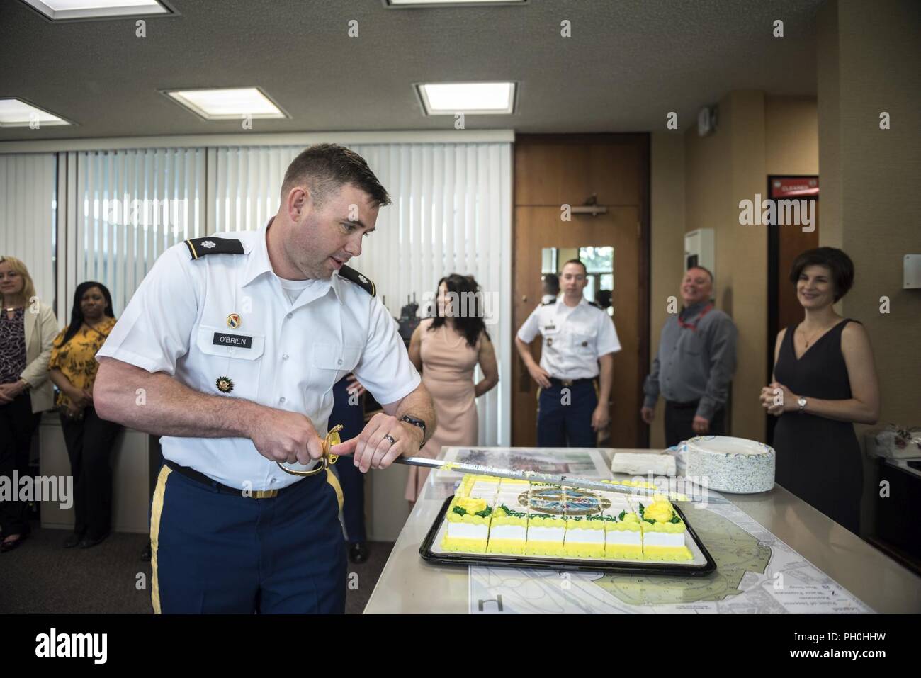 Arlington National Cemetery employee Lt. Col. Mark O'Brien, executive ...