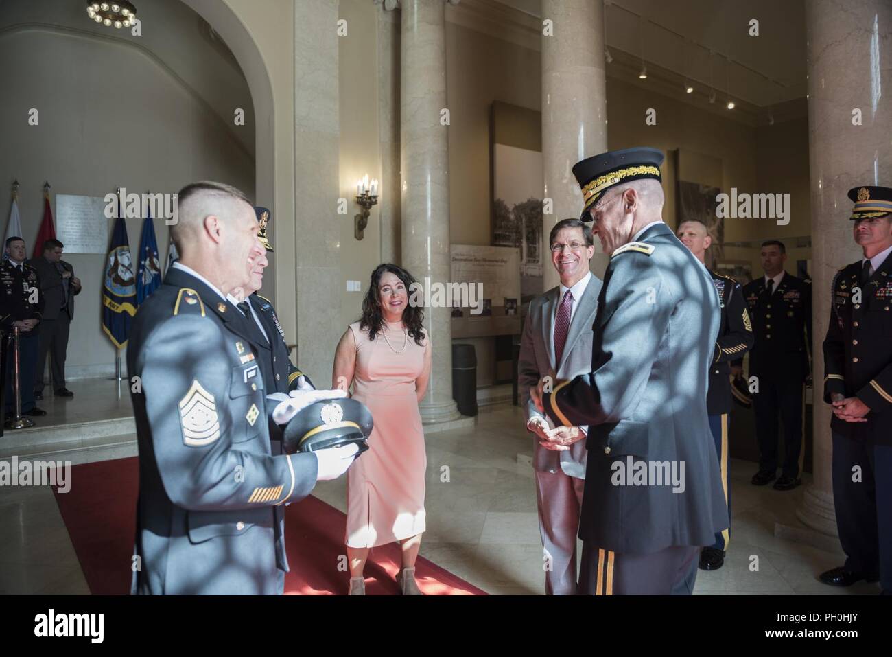 (From the left) Sgt. Maj. Daniel A. Dailey, sergeant major, U.S. Army ...