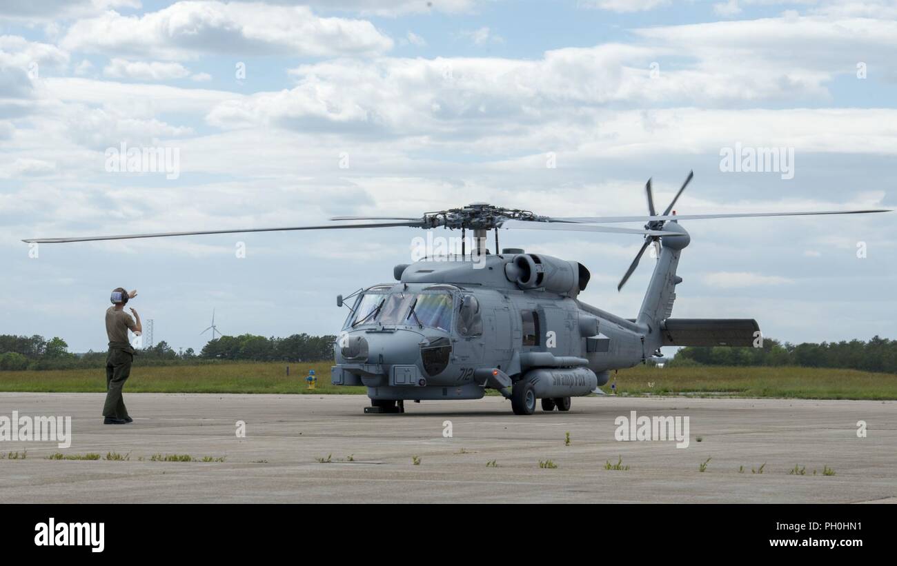 Crew from "The World Famous Swamp Foxes" HSM-74 stationed at Naval Air ...