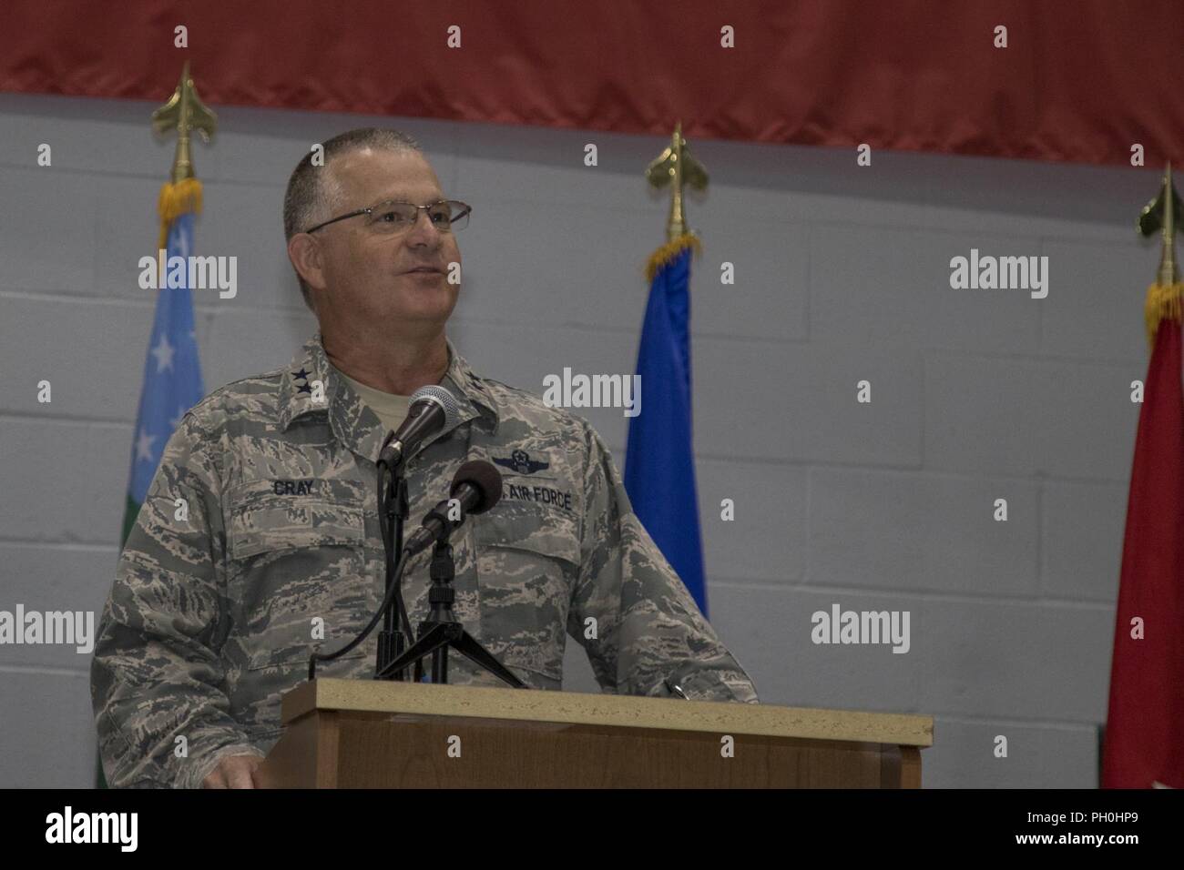 U.S. Air Force Maj. Gen. Steven Cray, adjutant general of Vermont ...