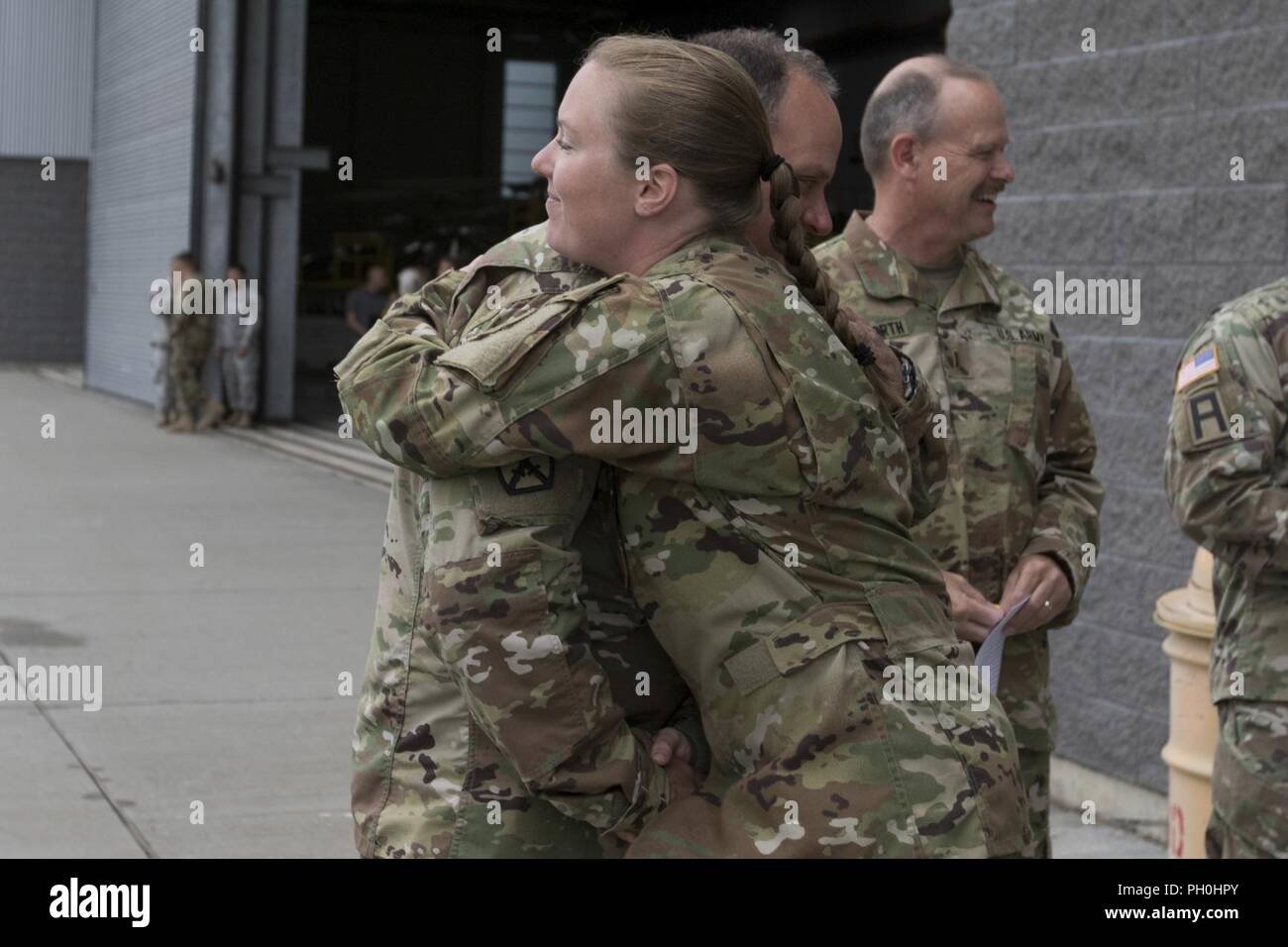 U.S. Army Command Sgt. Maj. Gus Klein, Garrison Support Command ...