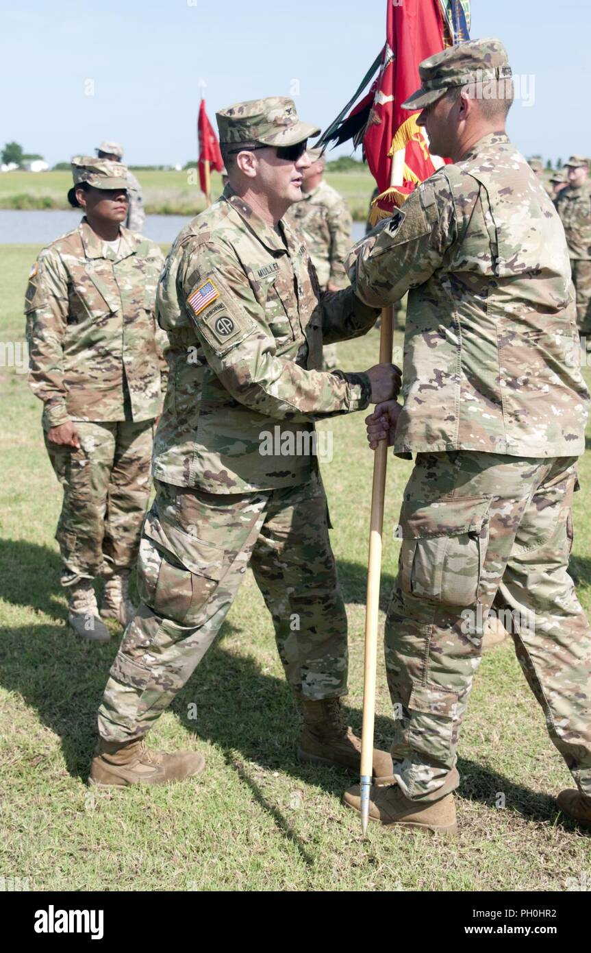 Lt. Col. Lars Ostervold, outgoing commander of the 120th Engineer ...
