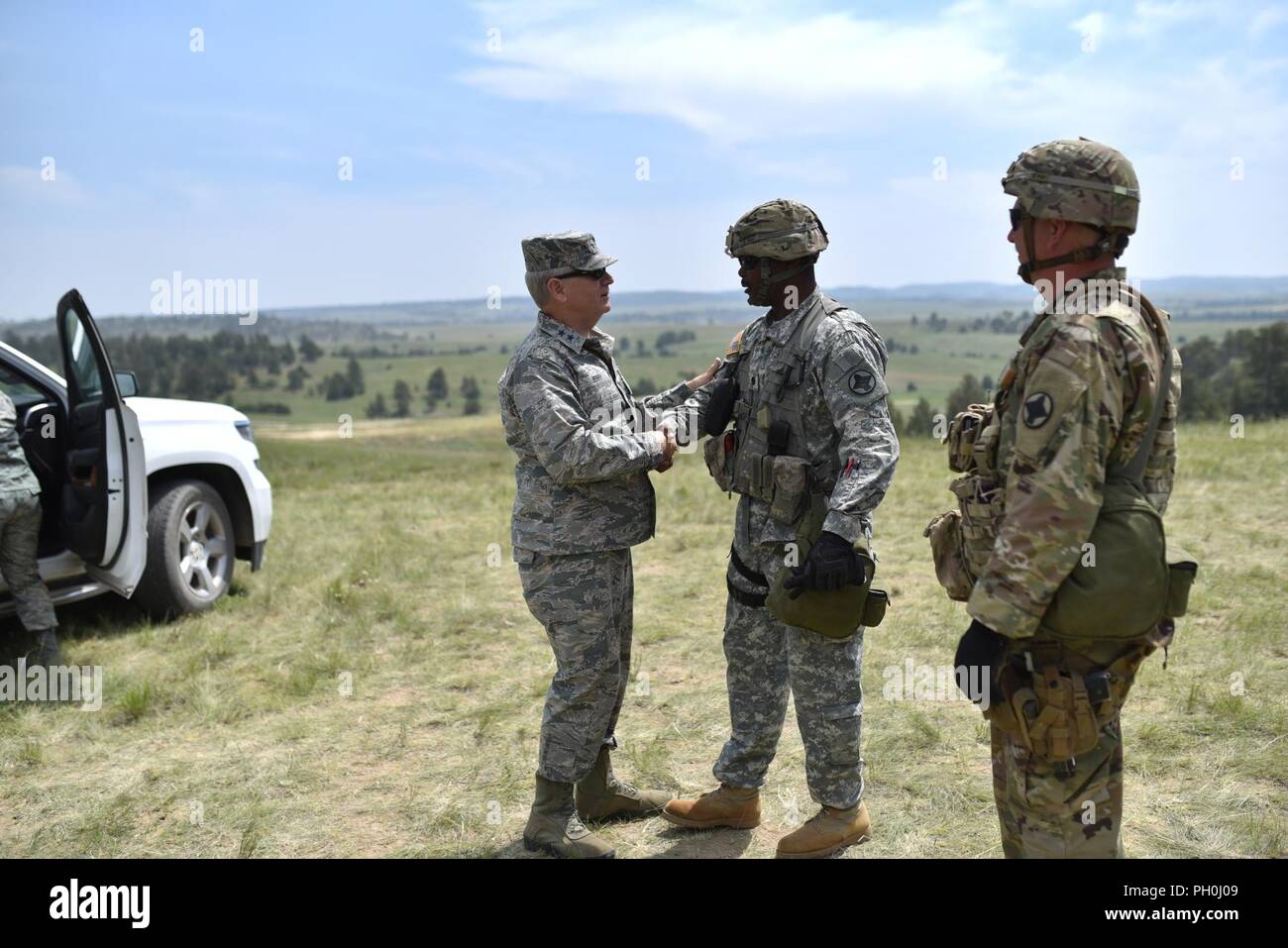: Arkansas' Adjutant General, Maj. Gen. Mark H. Berry, visits Arkansas ...