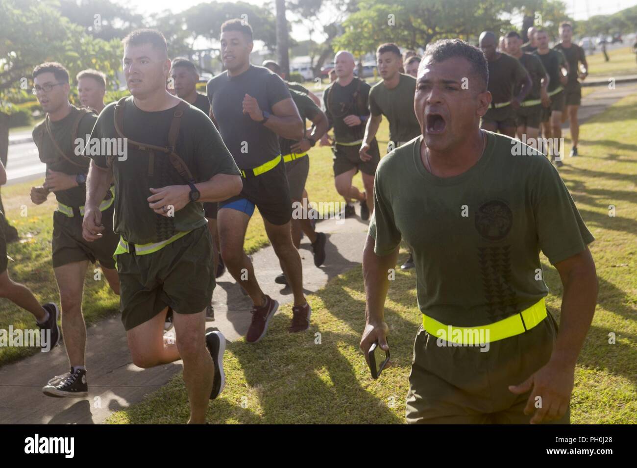 U.S. Marine Corps Sgt. Maj. Jose Romero, sergeant major, 1st Battalion ...