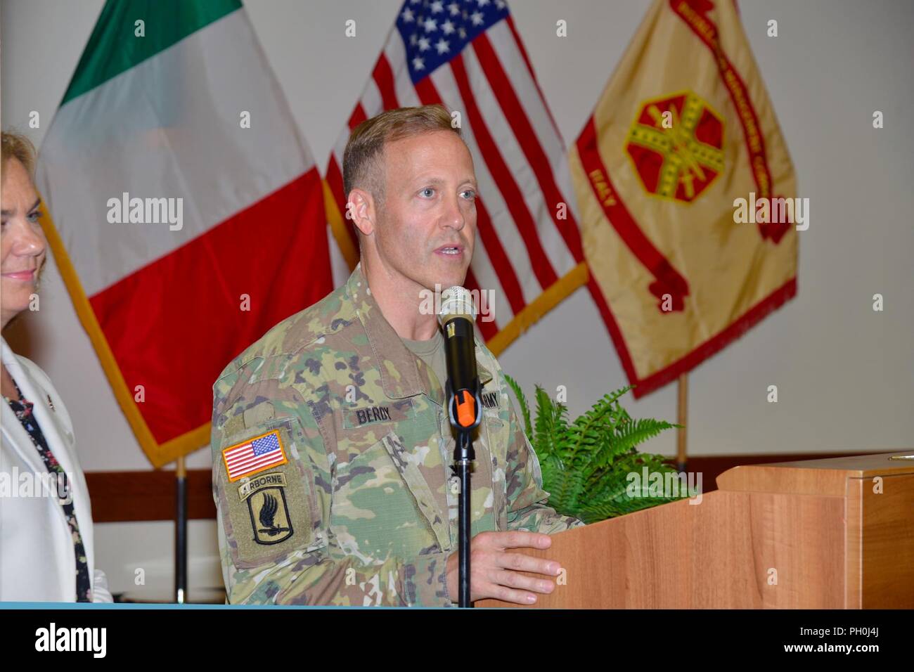 USAG Italy Garrison Commander Col. Erik M. Berdy talks about the ...