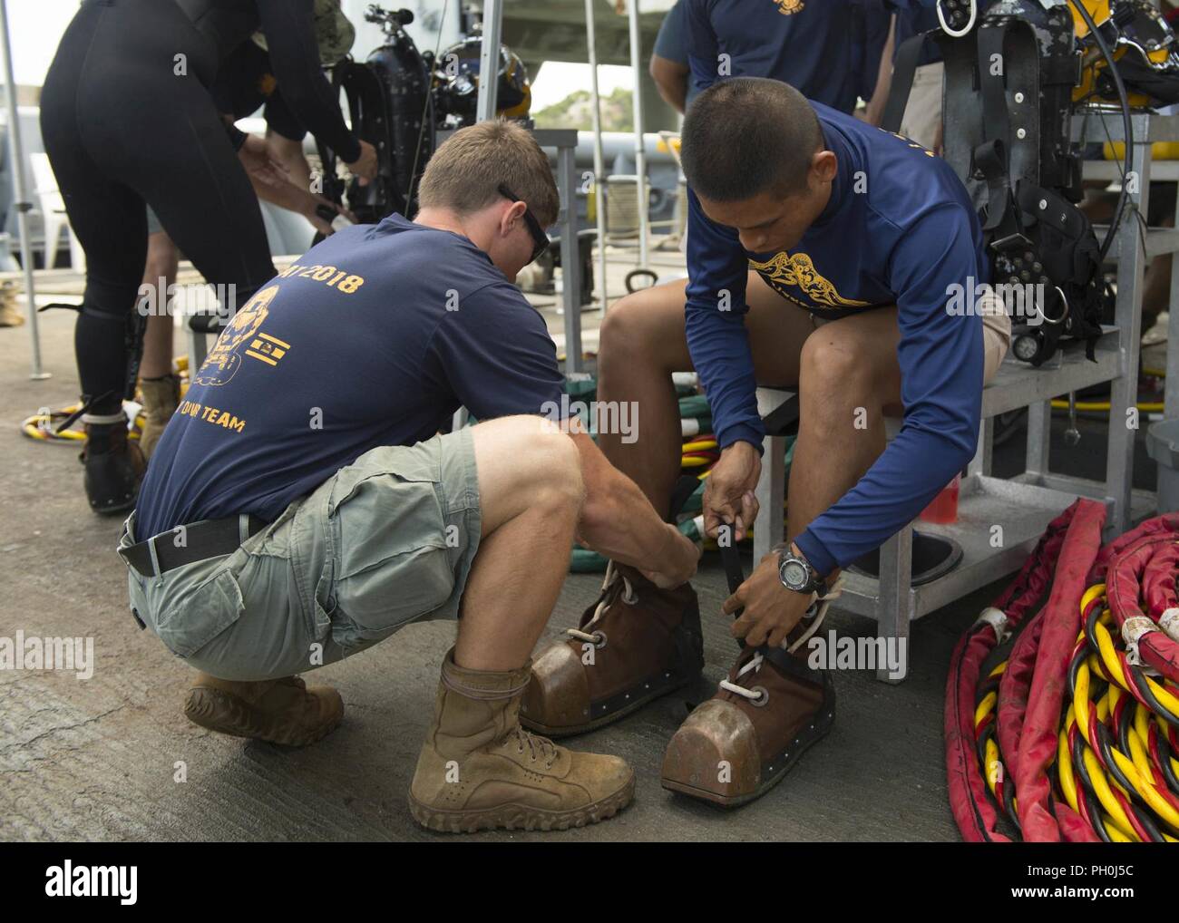 Thailand (June 15, 2018) - Navy Diver 3rd Class Jacob Jeziorowski ...