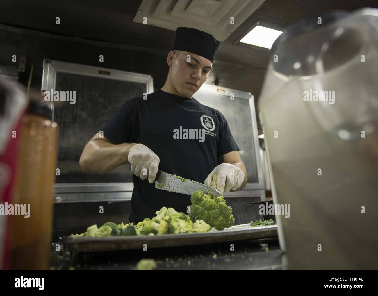 5TH FLEET AREA OF OPERATIONS (June 15, 2018) Culinary Specialist Seaman ...