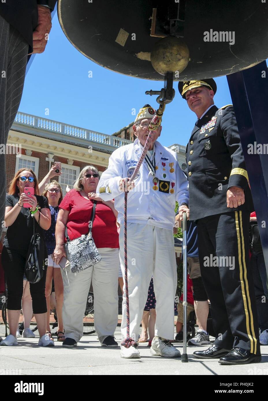 Maj. Gen. Troy Kok, the 99th Readiness Division commander and Pvt. Alex ...