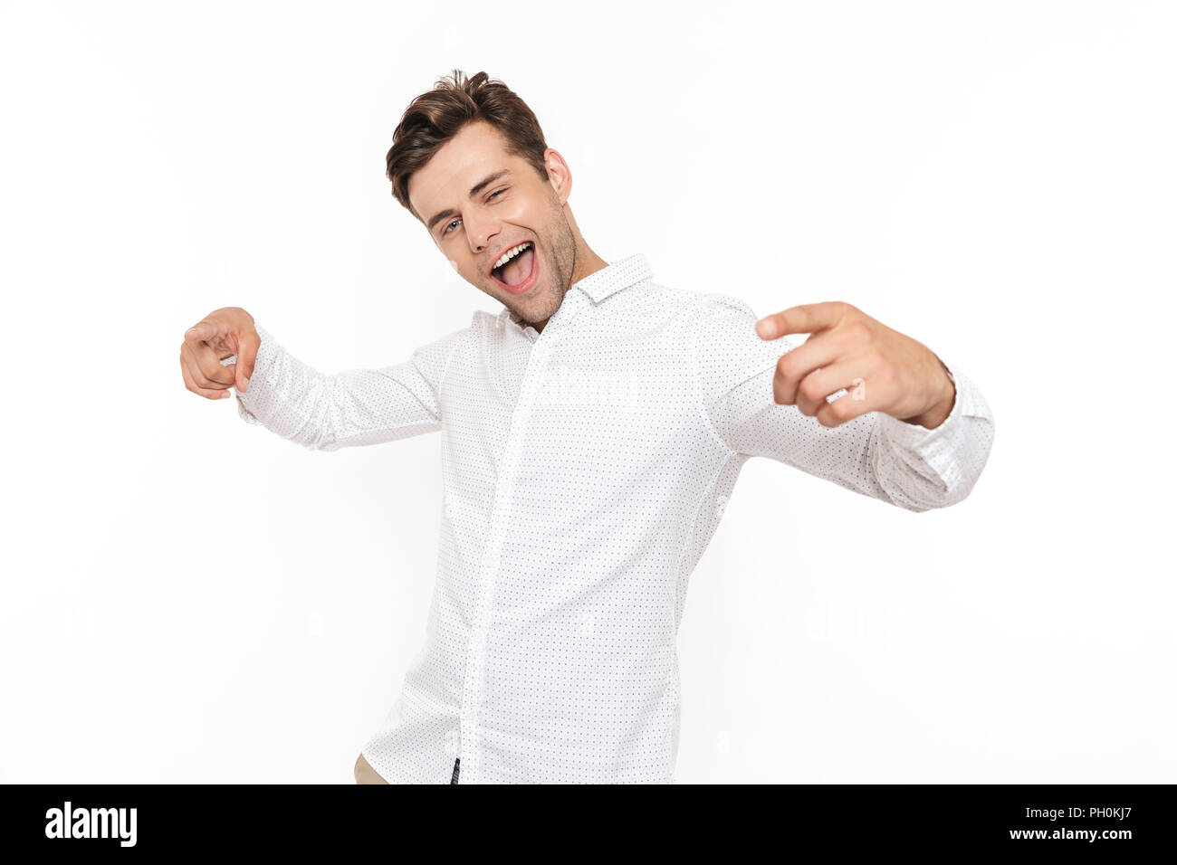 Hey you gesture hi-res stock photography and images - Alamy