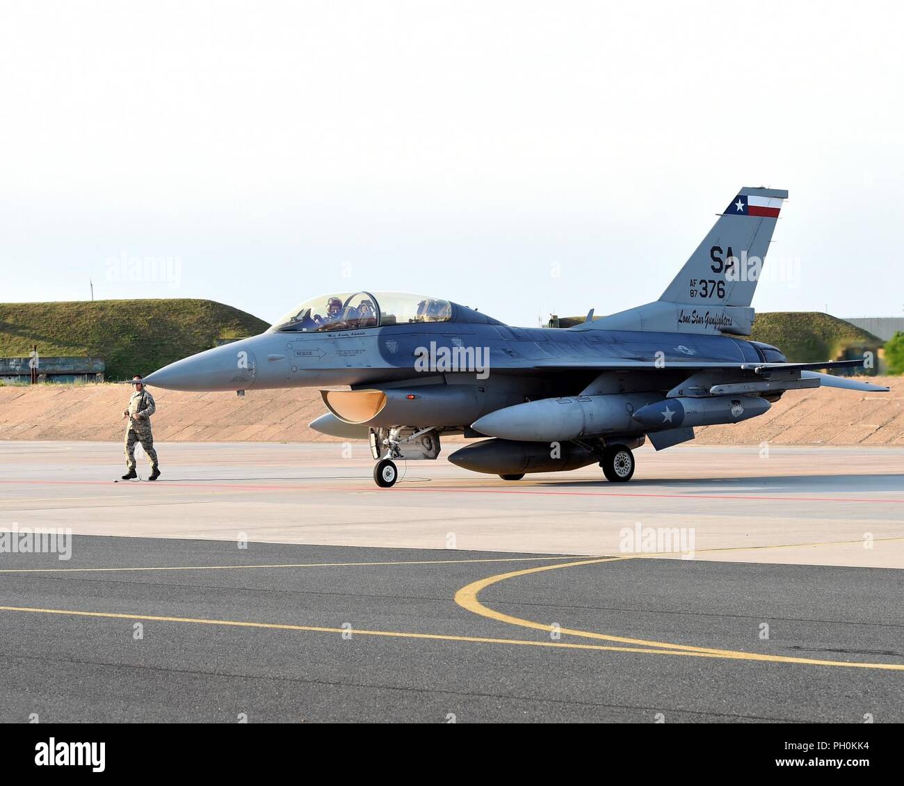 Lt. Col. Corey Hermesch from the 149th Fighter Wing, Texas Air National ...