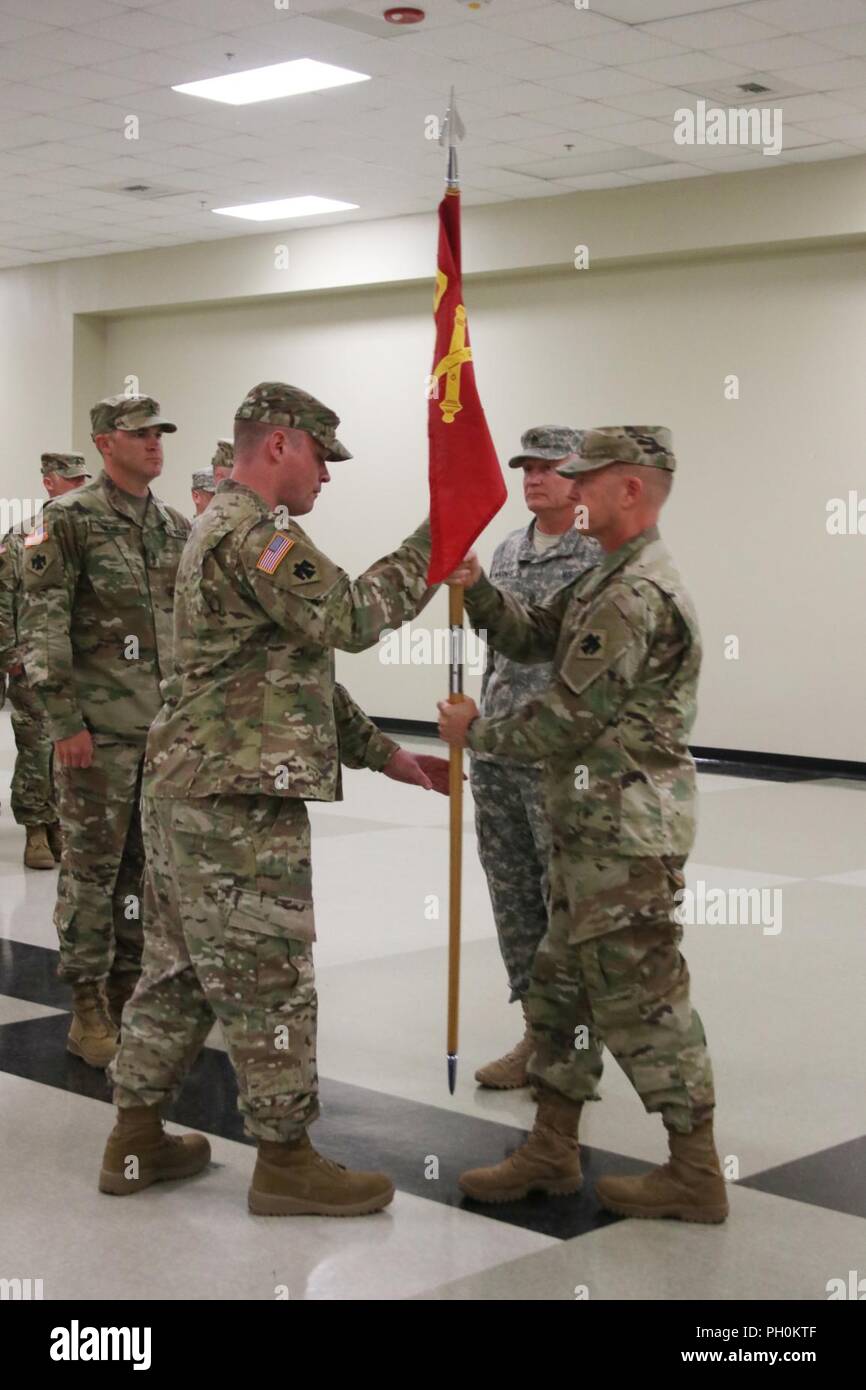 Lt. Col. Jason Henry, commander of the 1st Battalion, 160th Field ...