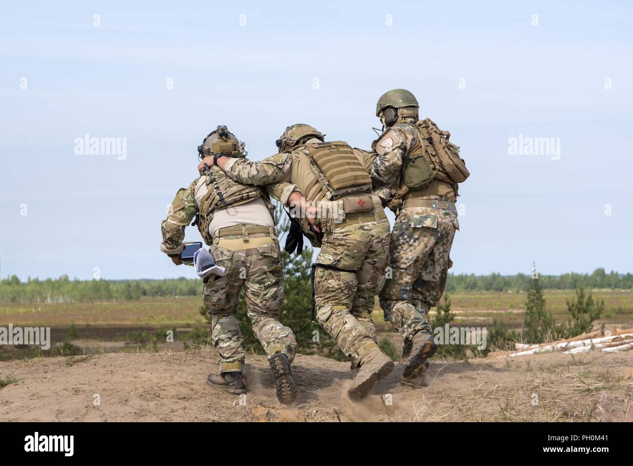 While conduction close air support training, Louisiana Air National ...