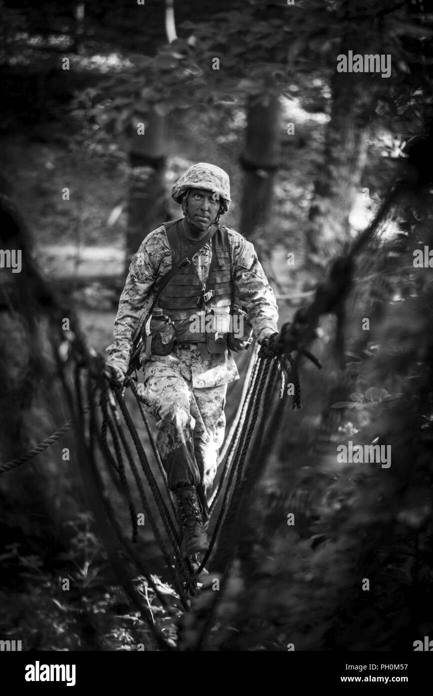 The army school of physical training Black and White Stock Photos ...
