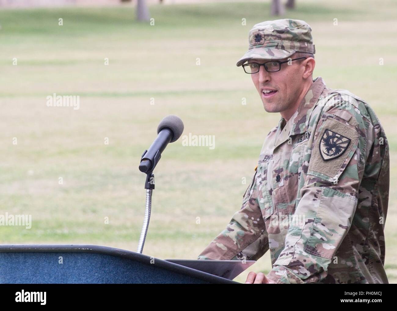 Lt. Col. JD Finch, the incoming commander of the 304th Military ...