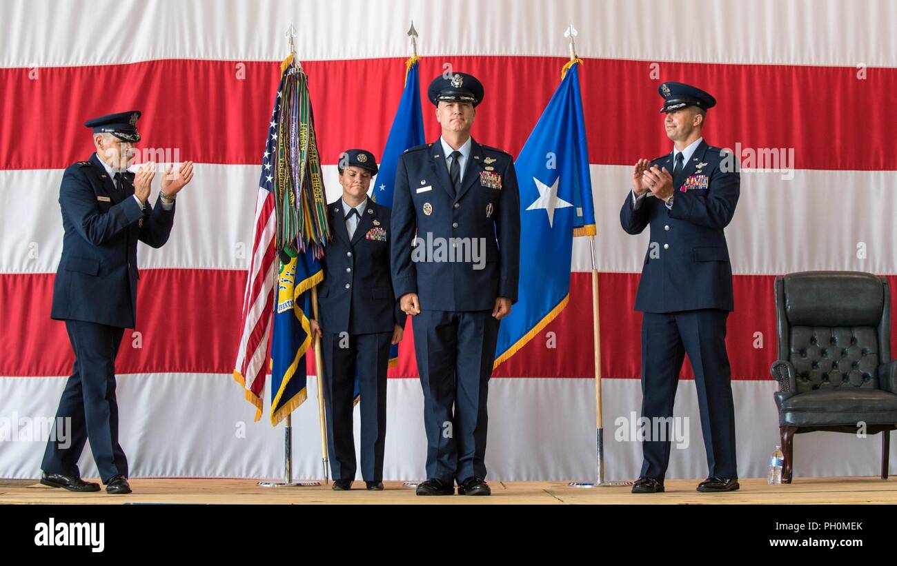 Col. Michael Miller receives applause after assuming the command of the ...