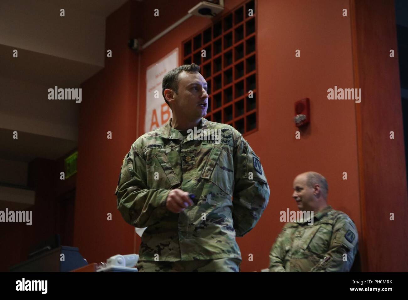 U.S Army Major Tyler Sorrels, currently assigned to the Western Cyber ...
