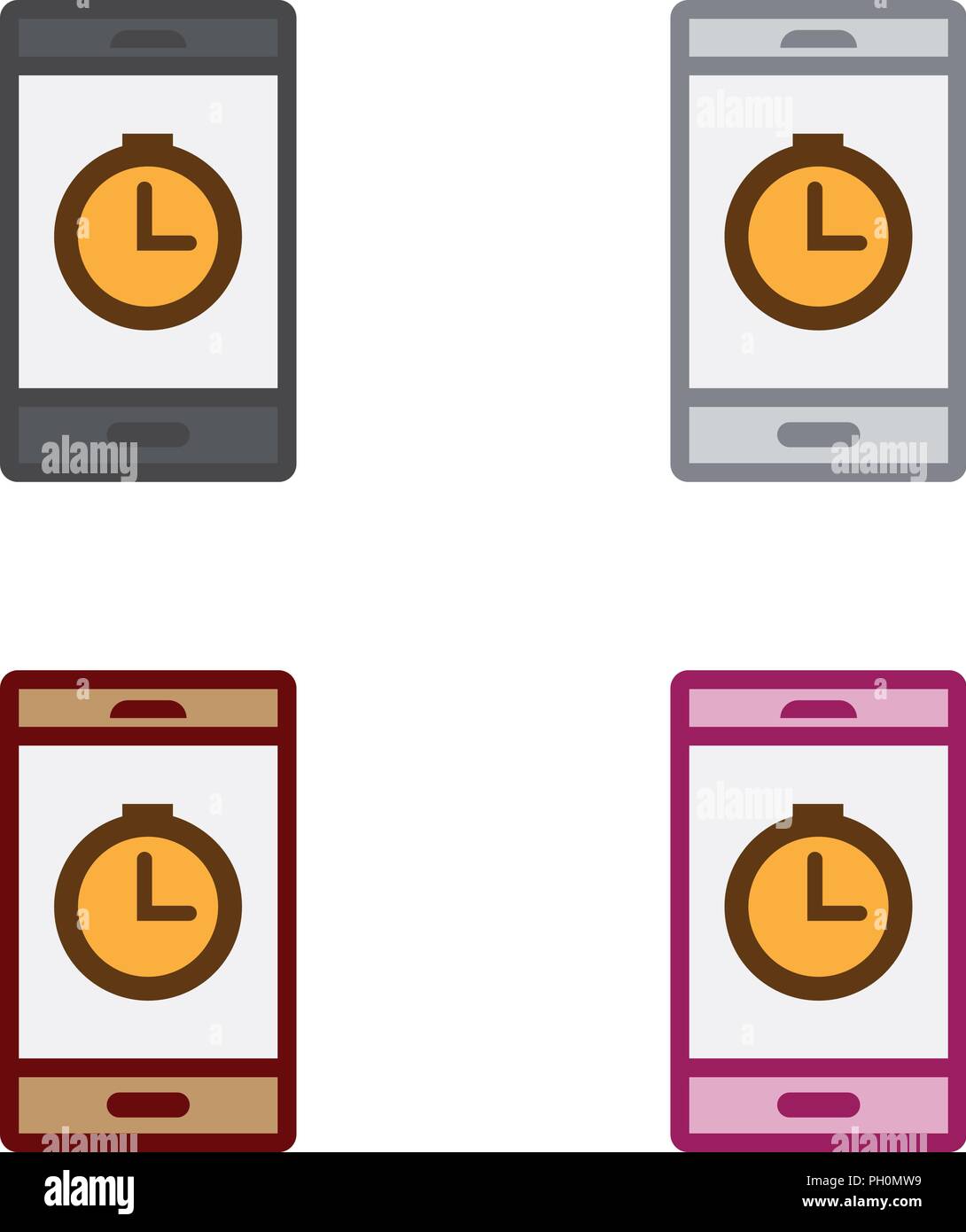 Digital clock blank Stock Vector Images - Alamy