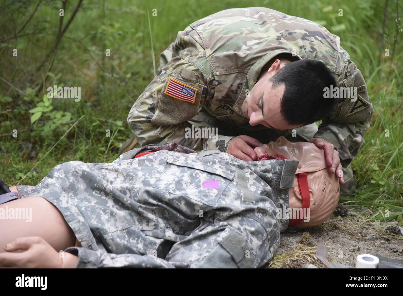 U.S. Army 1st Lt. Joseph Skeps with 1st Battalion, 4th Infantry ...