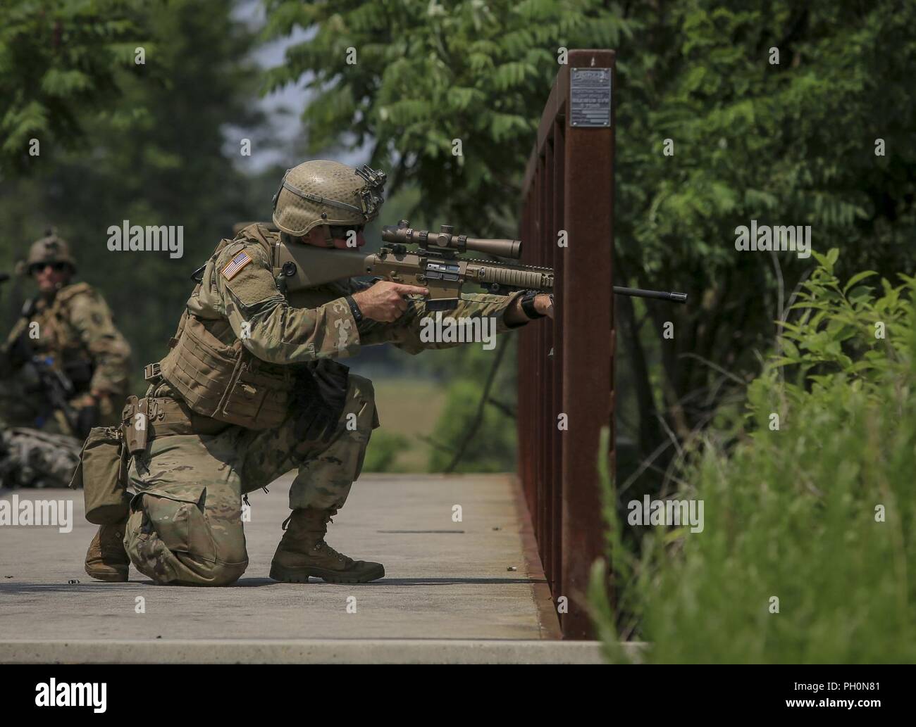 U.S. Army National Guard Scout Snipers from New Jersey's 102nd Cavalry ...