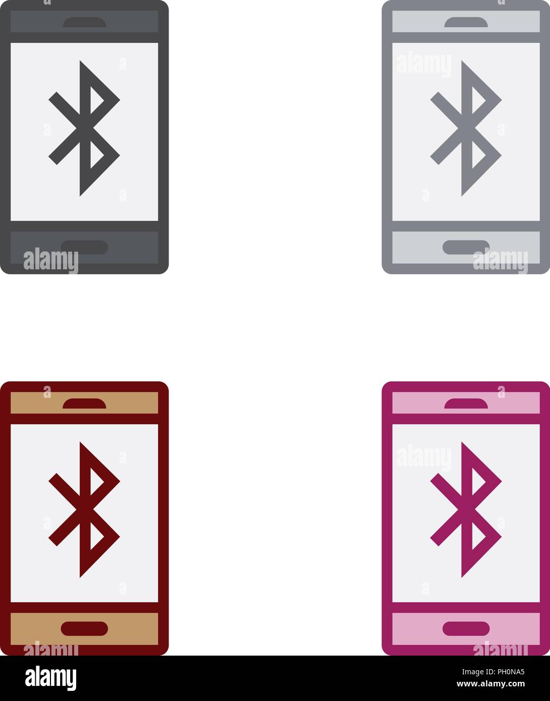 Gold bluetooth vector vectors hi-res stock photography and images - Alamy