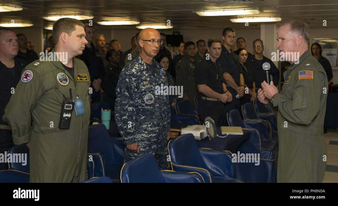 NORFOLK, Va. (June 15, 2018) -- Capt. Richard McCormack, USS Gerald R ...