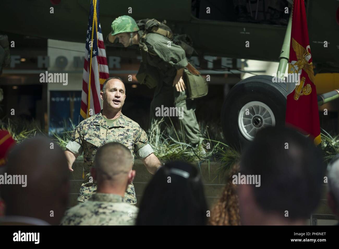 U.S. Marine Corps Lt. Col. Richard Owens, assistant program manager ...