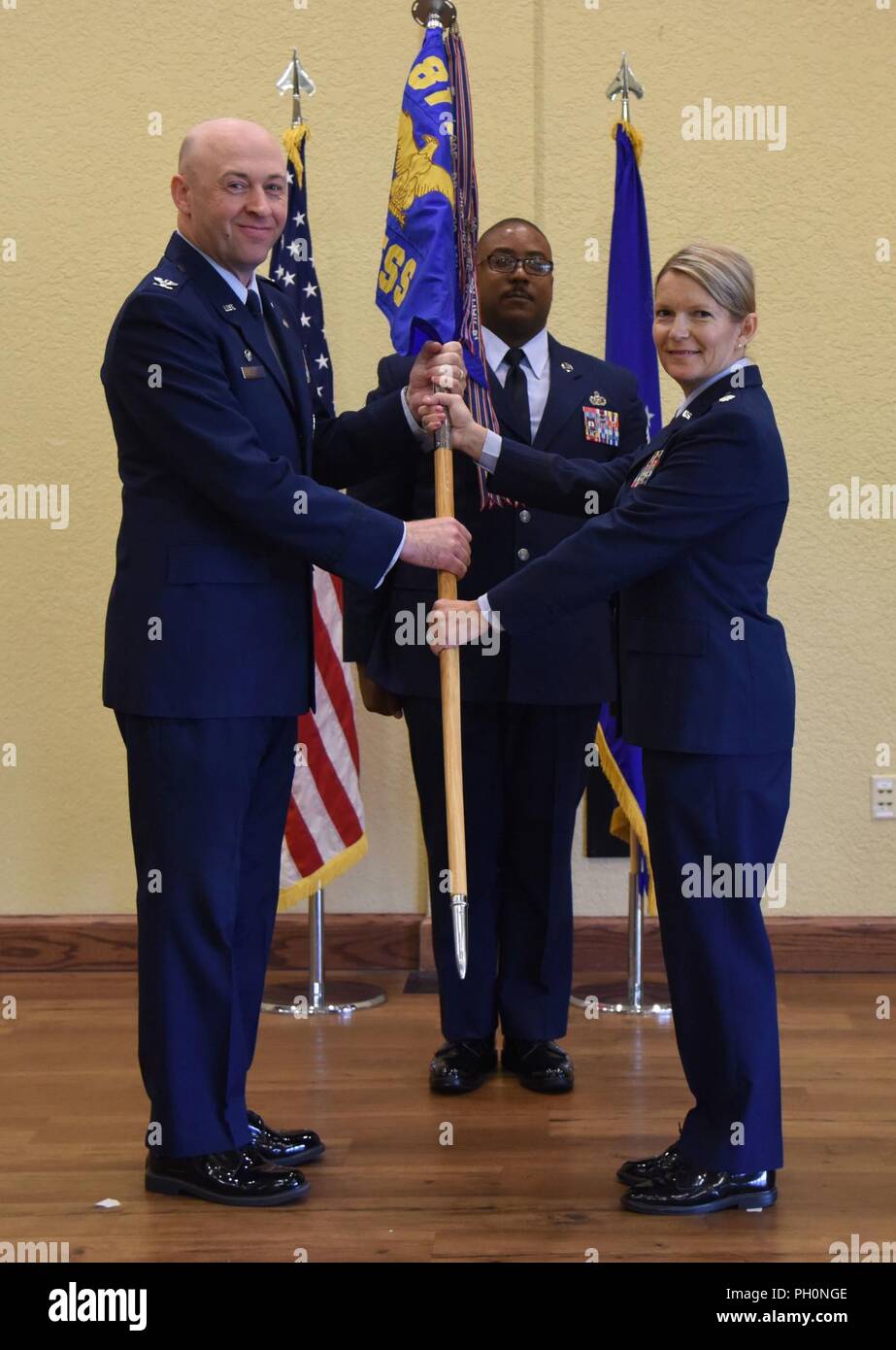 U.S. Air Force Col. Danny Davis, 81st Mission Support Group commander ...