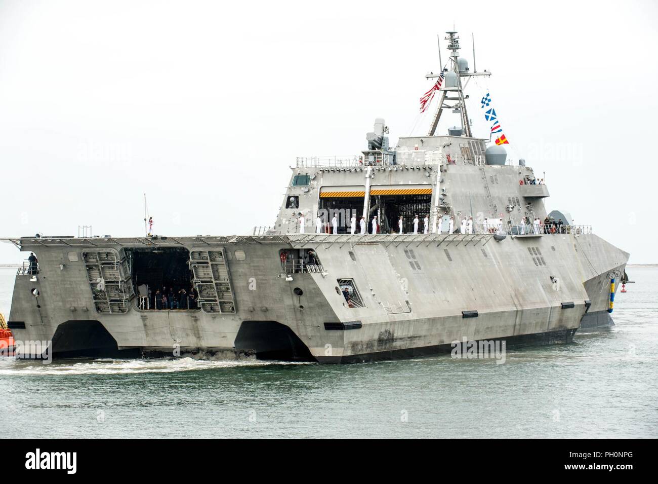 BASE SAN DIEGO (June 19, 2018) Sailors man the rails as the ...