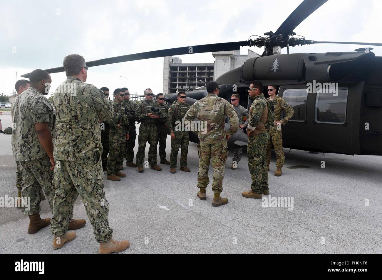 Bahamas (June 17, 2018) Members of the U.S. and Mexican armed forces ...