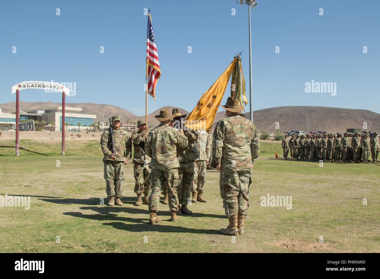 U.S. Army Lt. Col. Russell Wagner, incoming commander, 2nd Squadron ...