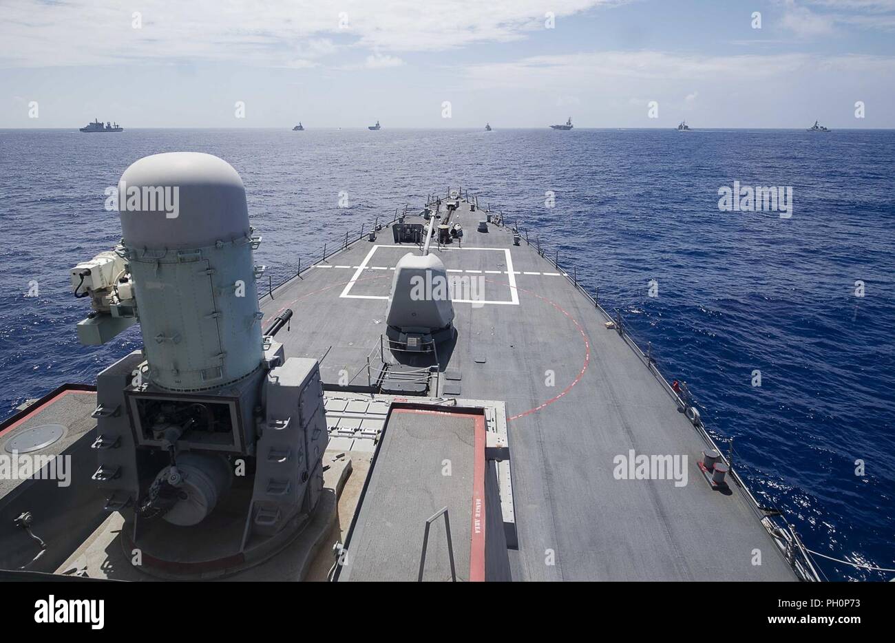 PHILLIPINE SEA (June 15, 2018) The Arleigh Burke-class guided-missile ...