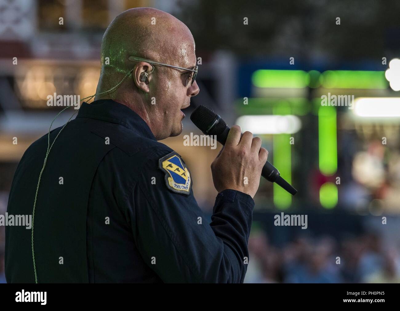 Senior Master Sgt. Ryan Carson, Max Impact superintendent and vocalist ...