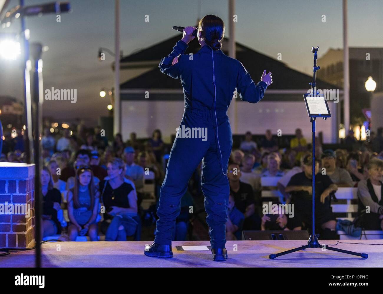 Tech. Sgt. Nalani Quintello, Max Impact vocalist, performs for hundreds ...