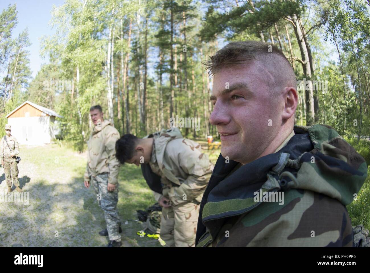 U.S. Army Spc. Alexander Craw with 1st Battalion, 4th Infantry Regiment ...